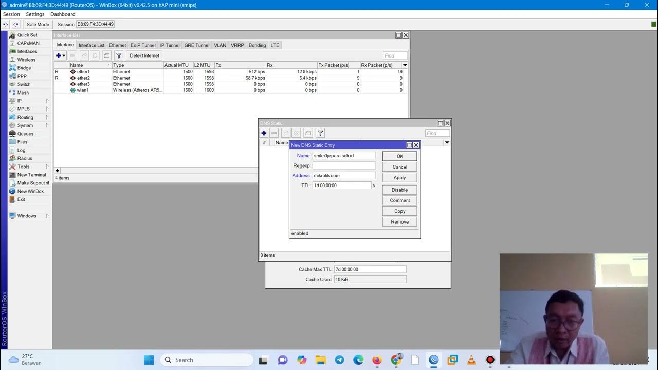 Konfigurasi Mikrotik Firewall NAT Redirect Web - YouTube