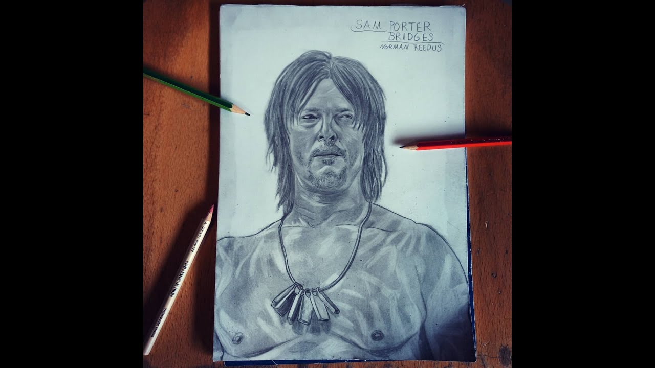 Alexis Art - Drawing Norman Reedus as Sam Porter Bridges ( DEATH ...