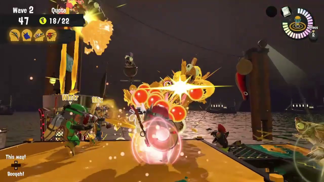 When Glowflies rounds tank your switch in Splatoon 3 - YouTube