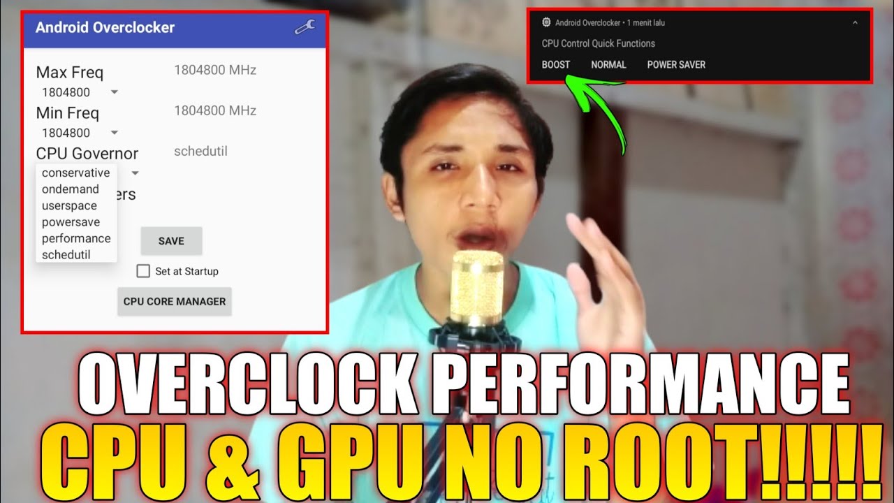 Khusus Hp Kentang - cara overclock cpu dan GPU semua android - YouTube