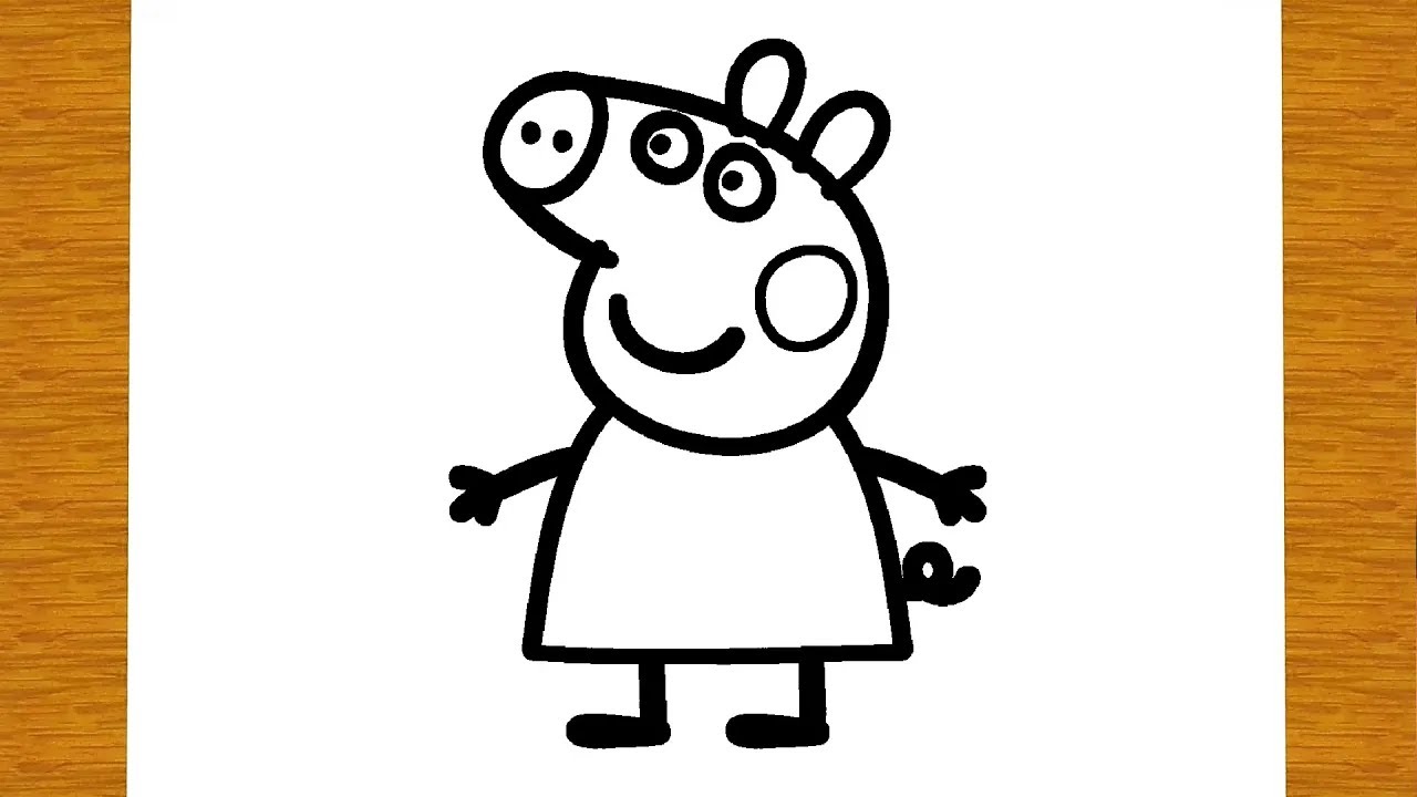 COMMENT DESSINER PEPPA PIG (PEPPA COCHON) | Dessins faciles - YouTube