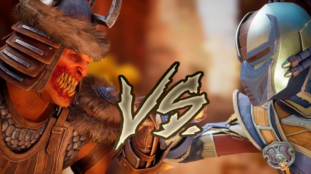 Mortal Kombat 1 baraka times of conan VS Cyrax Cyber Sub Zero ...