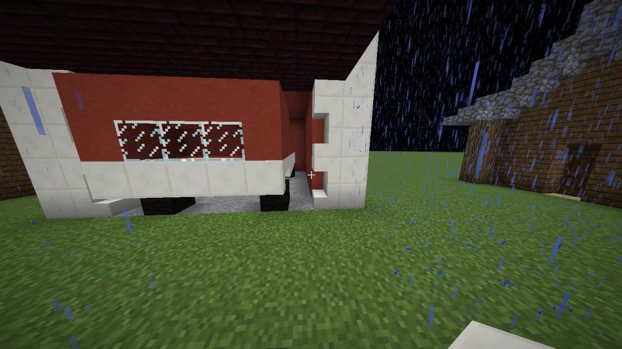 Minecraft how to build fire car. [easy] for now players - YouTube