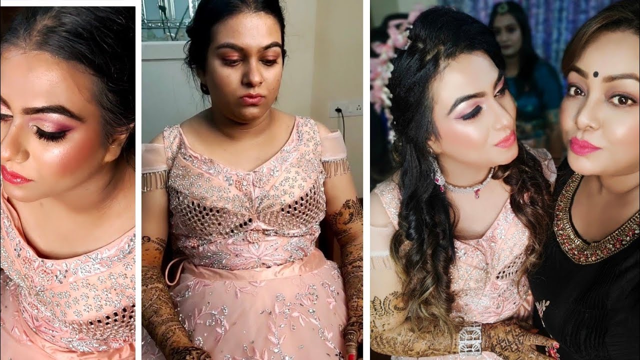 Bridal makeup for Sangeet ? || Indian Bridal Sangeet make-up tutorial ...