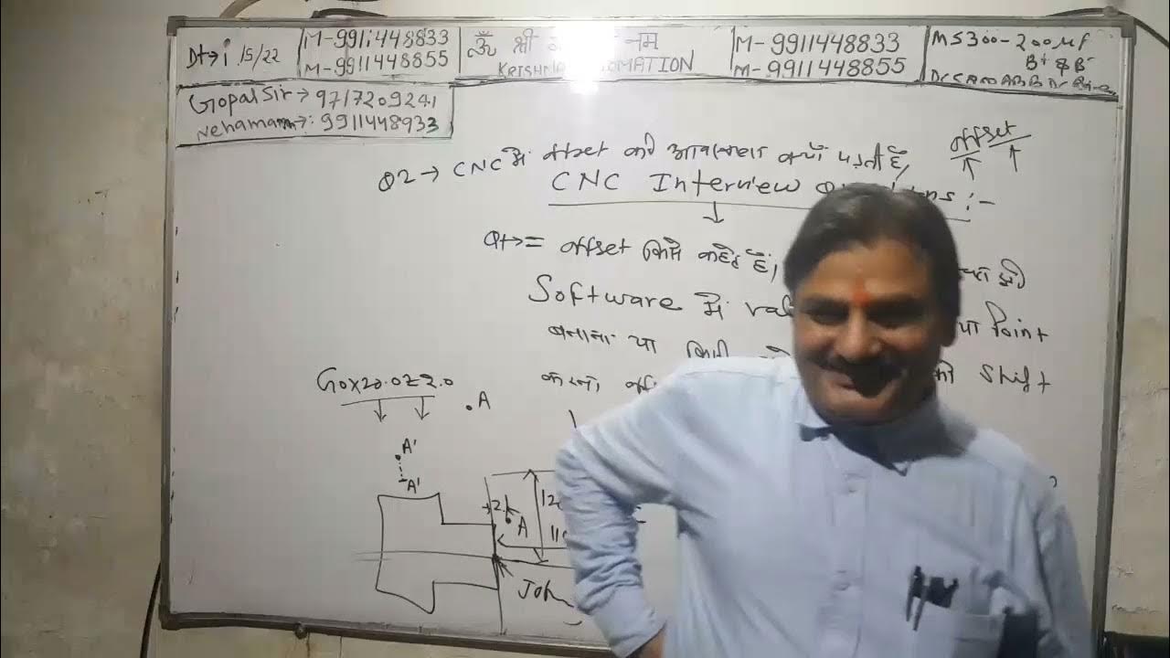 video1! CNC and VMC MACHINE interview questions by #gopal sir - YouTube