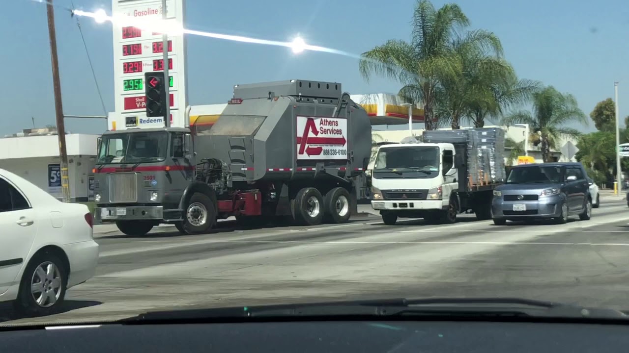 Athens Services trash trucks part 6 - YouTube