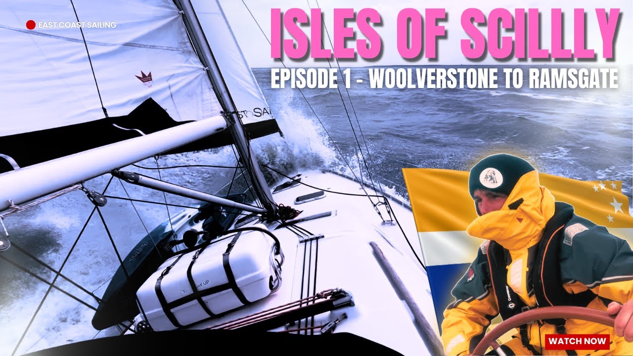 DISASTER on Day 1 ! Rough Sailing to the Isles of Scilly - YouTube