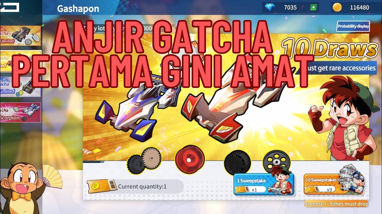 GATCHA COIN SAMPE PITY DAPET APA ? | MINI 4WD TRACK RACER #2 - YouTube