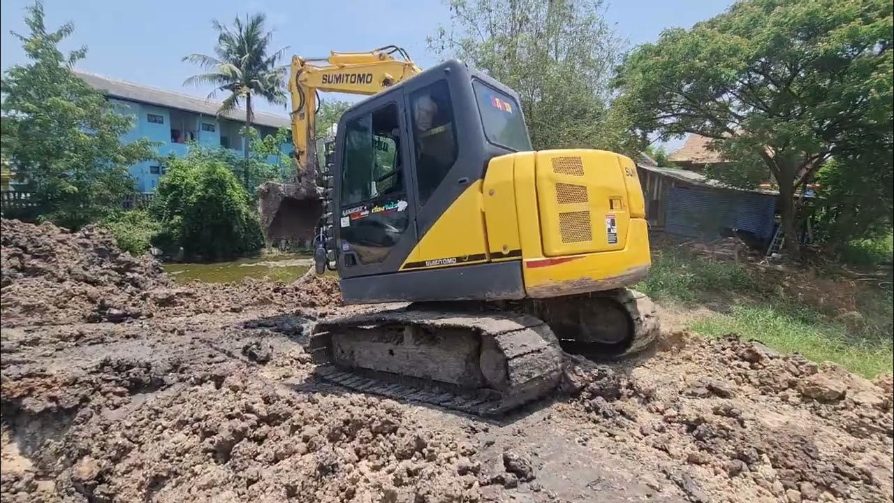หาชมยาก Sumitomo sh80-6 คล่องตัวจัด Excavator - YouTube