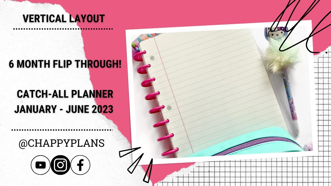 CATCH-ALL/VERTICAL INSERTS :: 6 MONTH FLIP THROUGH! - YouTube