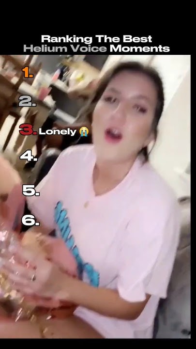 Ranking The Best Helium Voice Moments 😅 - YouTube