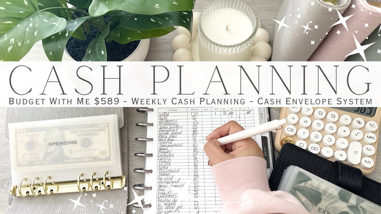 Budget With Me $589 Weekly Cash Planning & Happy Mail | Cash Envelope ...