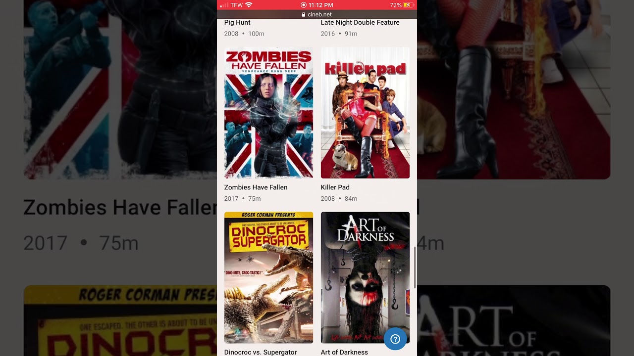 ANOTHER AWESOME FREE HORROR MOVIE SITE PART 3 - YouTube