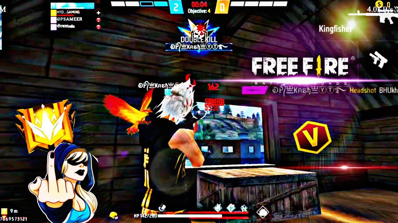 ONLY HEADSHOTS CS-RANKED KASH GAMING FF FREEFIRE - YouTube