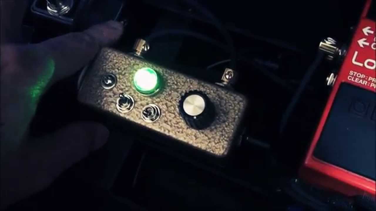 自作 DIY guitar pedal - Volume Pedal low + booster , Expression Pedal ...