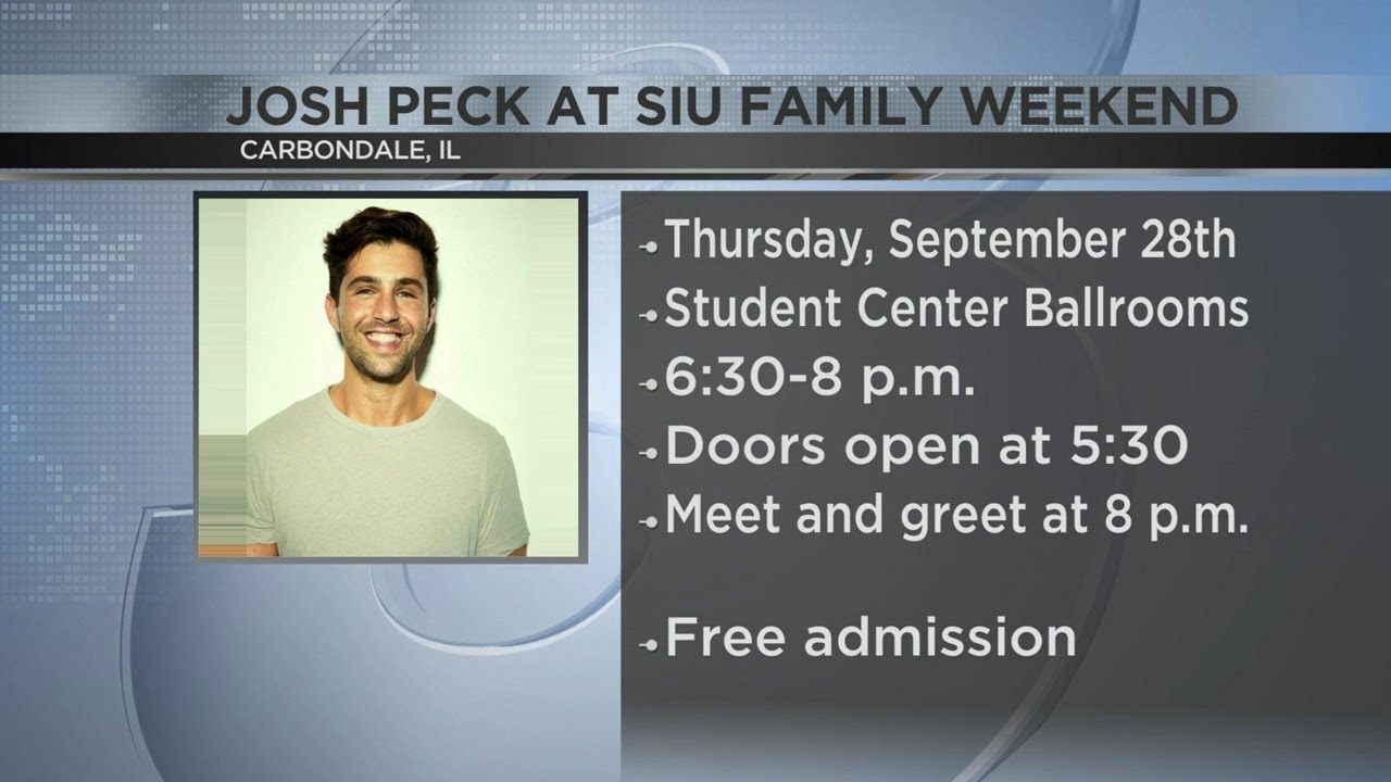 Josh Peck at SIU Family Weekend - YouTube