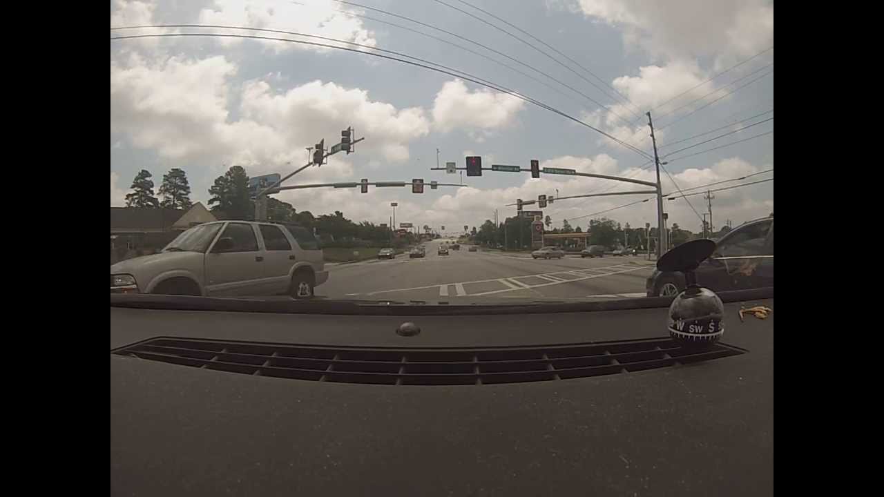 Wannabe bike gang illegally block intersection - YouTube