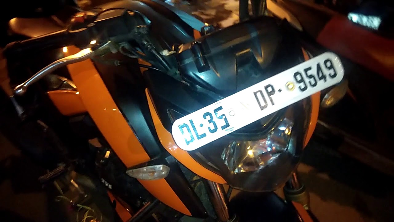 Best Wrap Apache Full Bike Matt Black and Orange glossy - YouTube