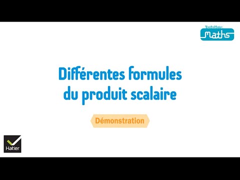 Maths 1re : Différentes formules du produit scalaire - Démonstration ...