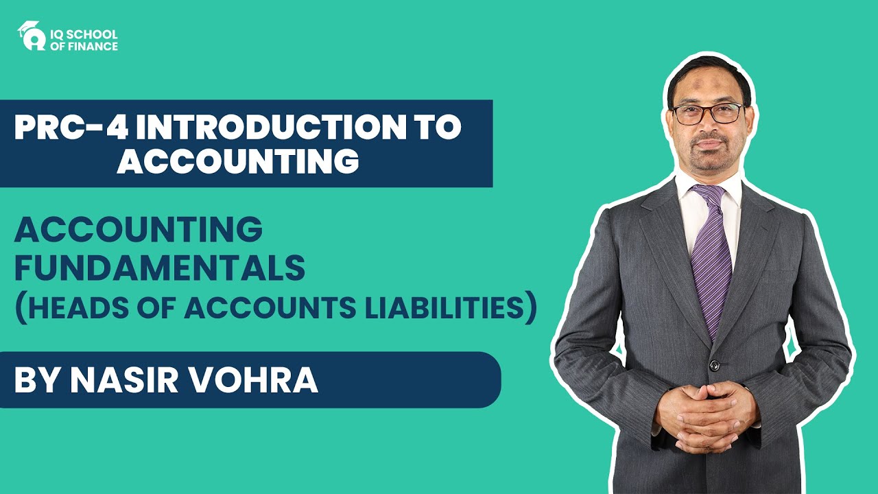 PRC-4 Introduction to Accounting - Accounting Fundamentals (Heads of ...