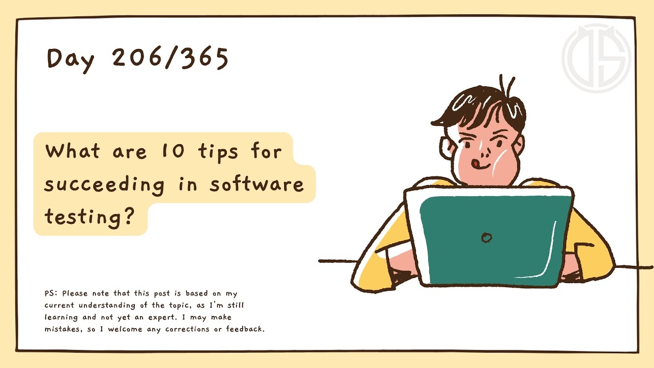 10 tips for succeeding in software testing - YouTube