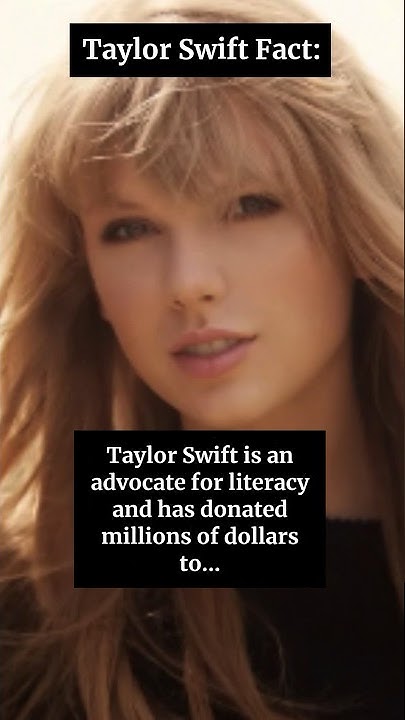 🏆Taylor Swift the literacy champion 🏆 - YouTube