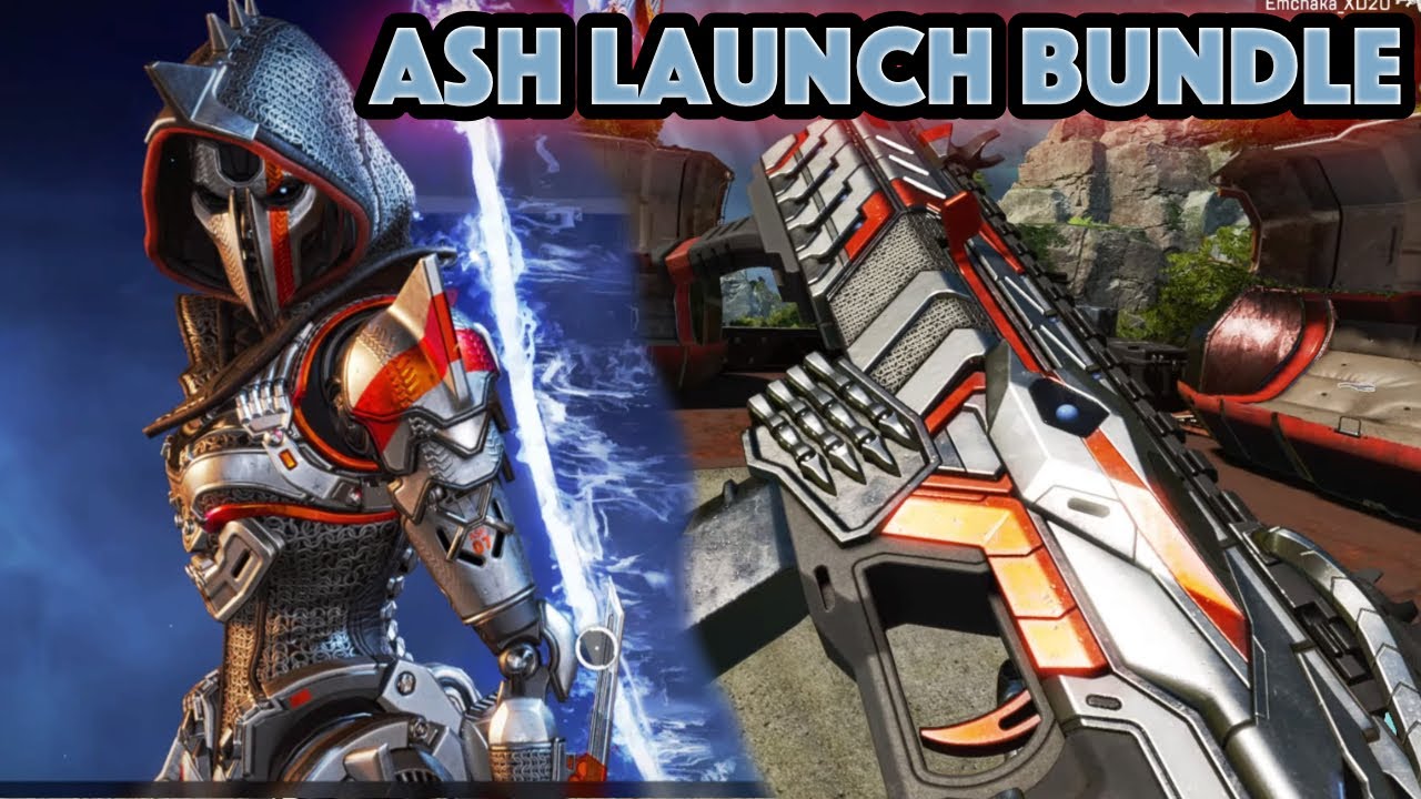 ASH LAUNCH BUNDLE: CAR weapon inspect & legend selection intro - Apex ...