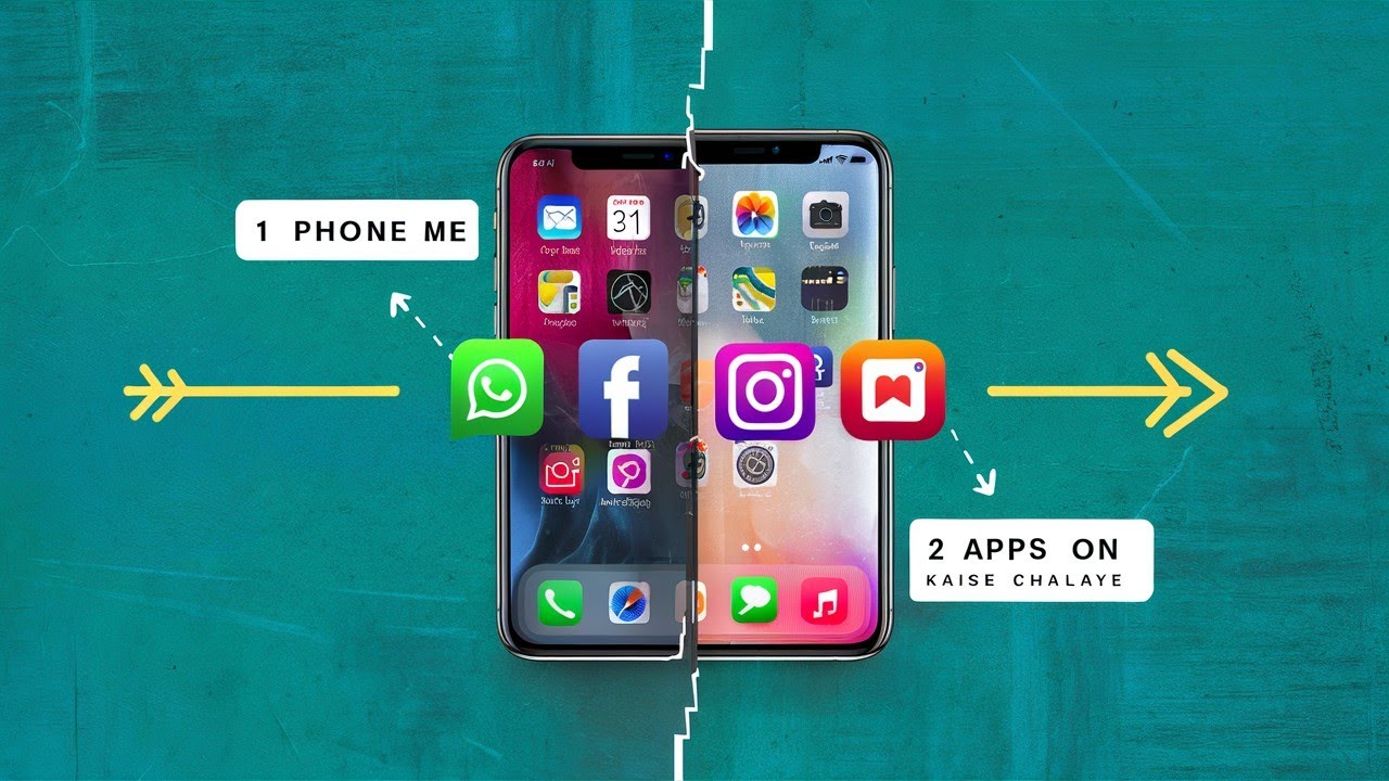 1 Phone Me 2 App Kaise Chalaye 📱| How to use 2 apps in 1 phone - YouTube