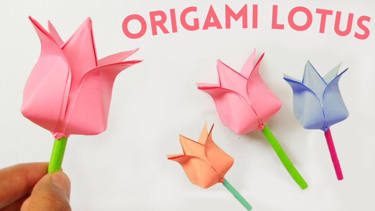 Origami Lotus How To Make Lotus Flower Flower Making With Paper Paper Craft Flower From origami-lotus-how-to-make-lotus-flower-flower-making-with-paper-paper-craft-flower-from