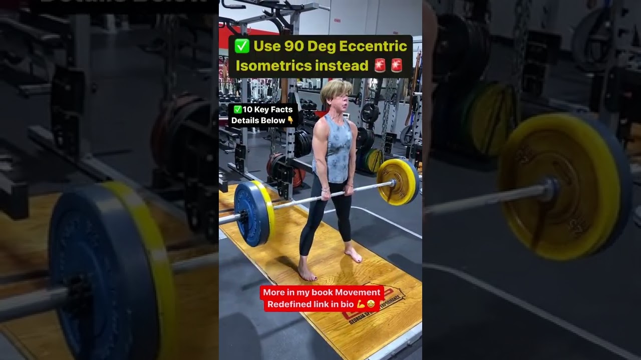 STOP 🛑 Doing Heavy DEADLIFTS from the Floor! Do 90 Degree Eccentric ...