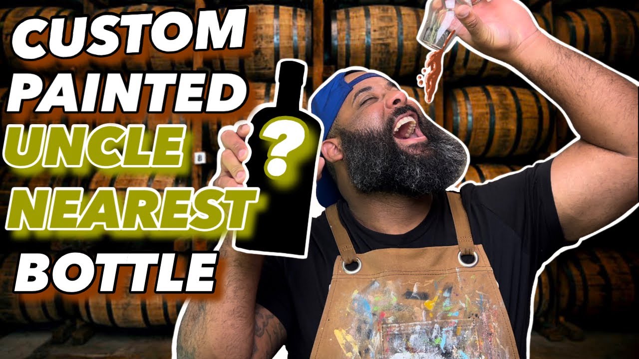 How I transformed a bottle of Uncle Nearest Whiskey into art - YouTube