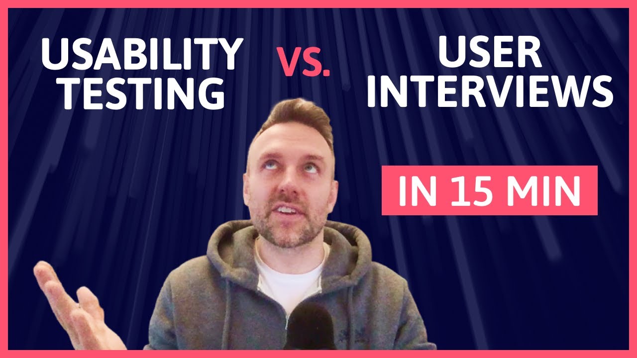 Usability Testing vs User Interviews - YouTube