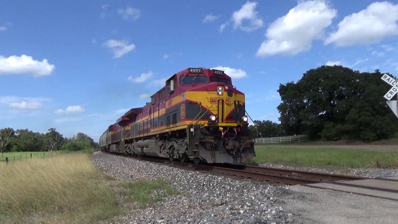 The 80 Mile Chase - KCS 4597 with an awesome crew from Flatonia to Nursery Texas - YouTube