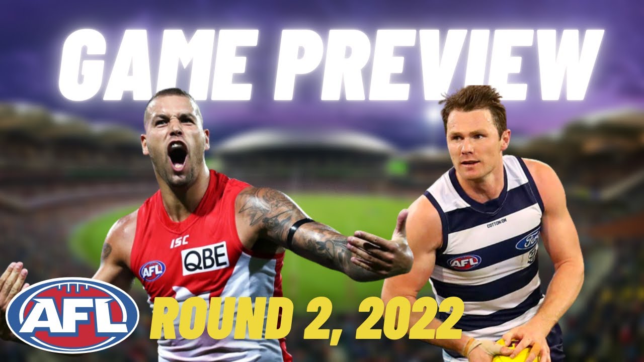 AFL Round 2 Game of the Week | Sydney v Geelong Match Preview | AFL ...
