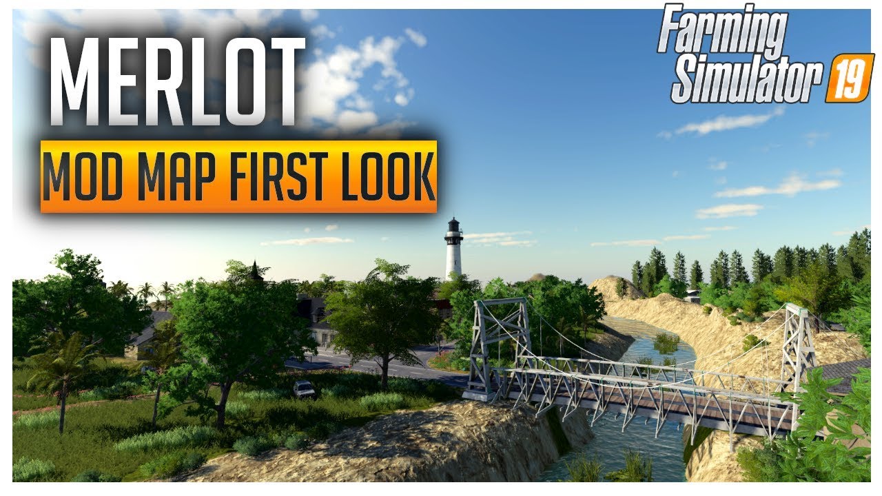Merlot Map for Farming Simulator 19| Mod Map First Look - YouTube