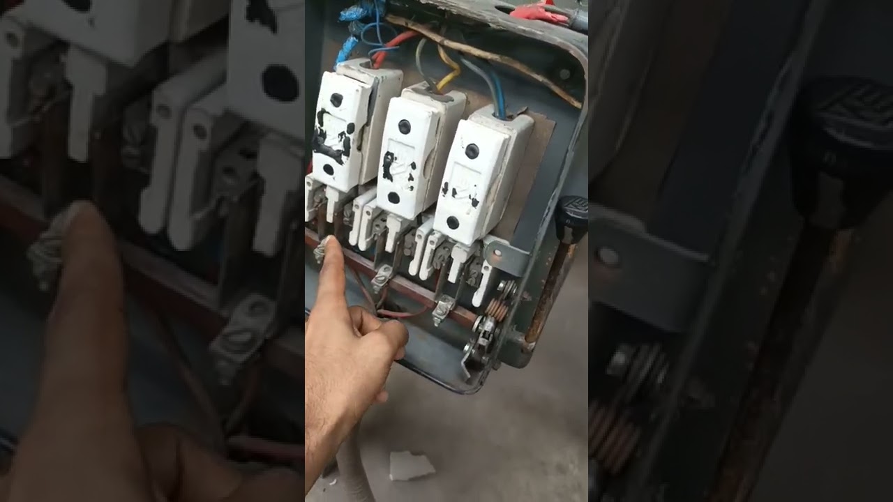 I.C.T.P Switch | Iron Clad Triple Pole Switch | Technician EEE | #short ...