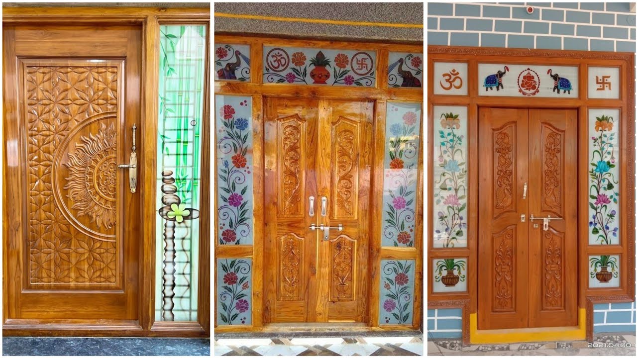 Latest Teak Wood Main Door Collections in 2025 || Front Door Design ...