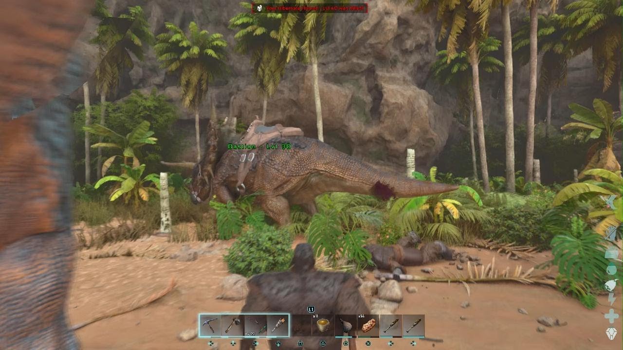 ARK Survival Ascended: Cliff - 3 : Tribe - 0 - YouTube