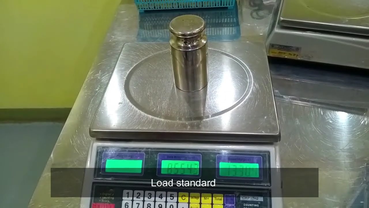 Kalibrasi Timbangan Gewinn BCS 3 kg / Calibration Weigh Scale Gewinn ...