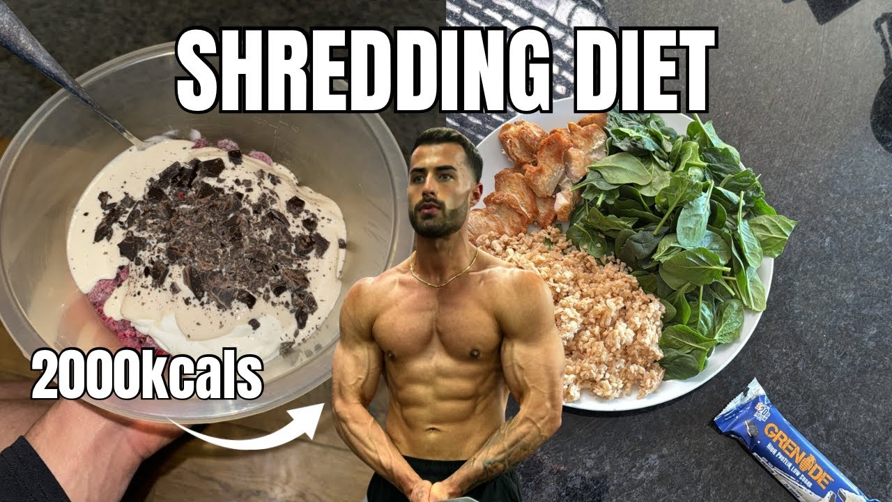 Shredding Meal Plan | Full Day of Eating - YouTube