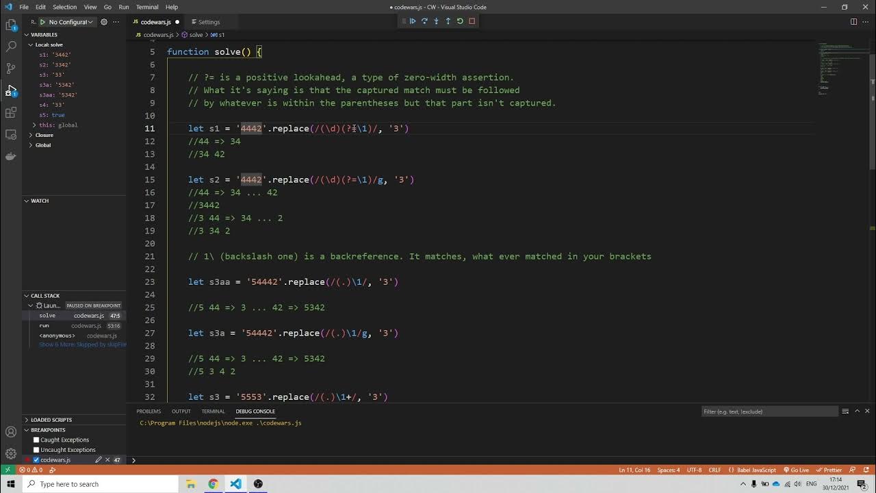 Regex - Backreference and positive lookahead ("\1" "?=") - YouTube