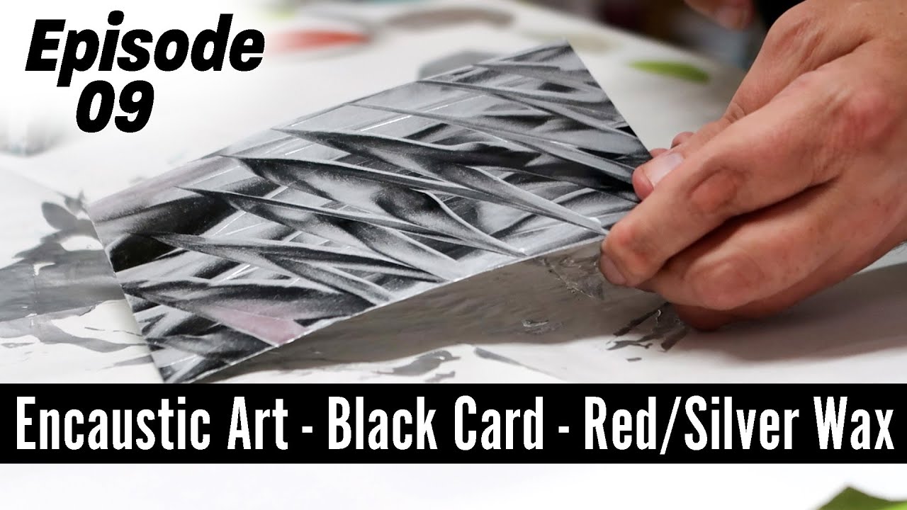 Encaustic Art Abstract Art Tutorial using the Encaustic Painting Iron ...