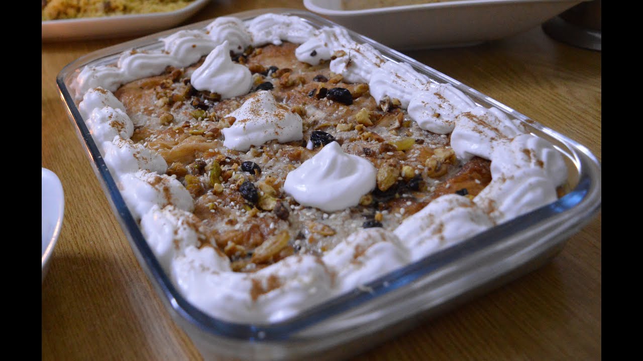 Easy Middle Eastern Dessert Umme Ali made at home. - YouTube