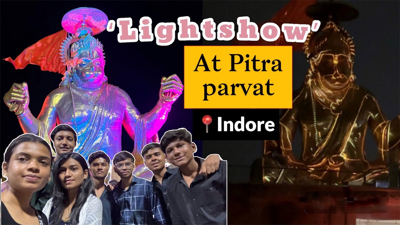 Special ‘Lightshow ‘ of Pitra parvat || pitreshwar Hanumanji 🙏🏻 ...