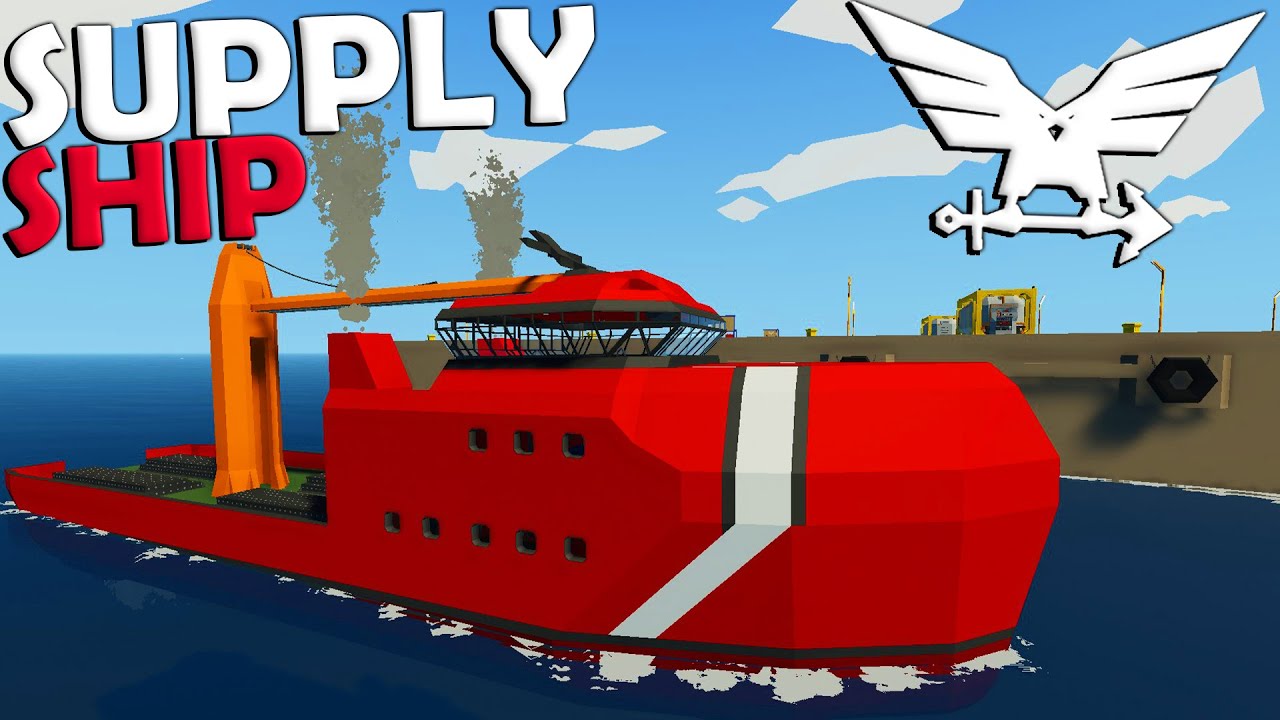 Engine Pipes In! - Supply Ship Build - Stormworks Build and Rescue ...