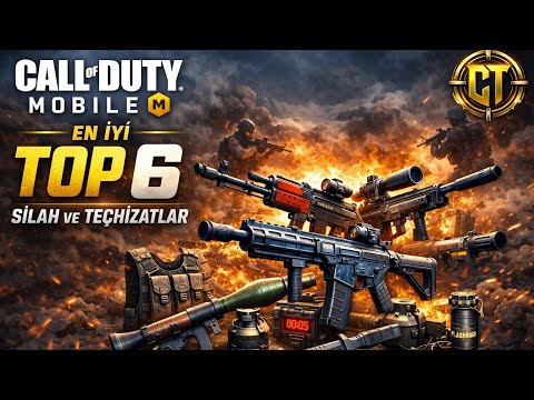 En İyi TOP 6 Silah ve Teçhizatlar! (COD Mobile)
