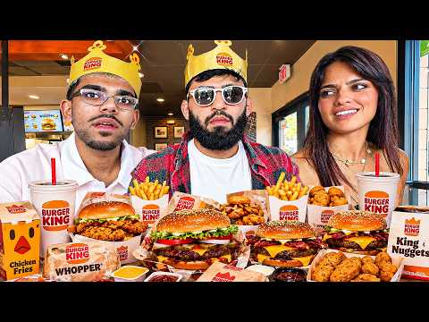 N3on Burger King Mukbang With Arman Tsarukyan & Nina Drama!