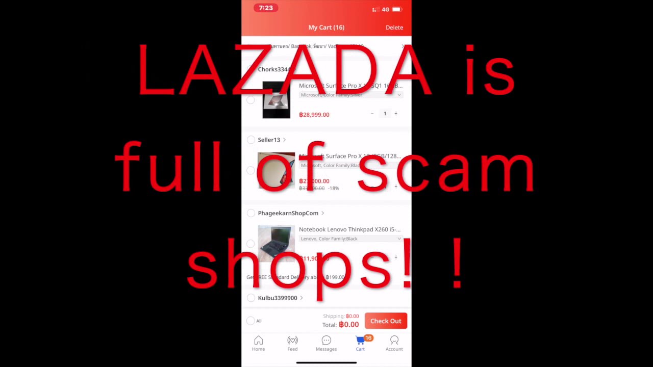 LAZADA is full of scam shops! ! ! - YouTube