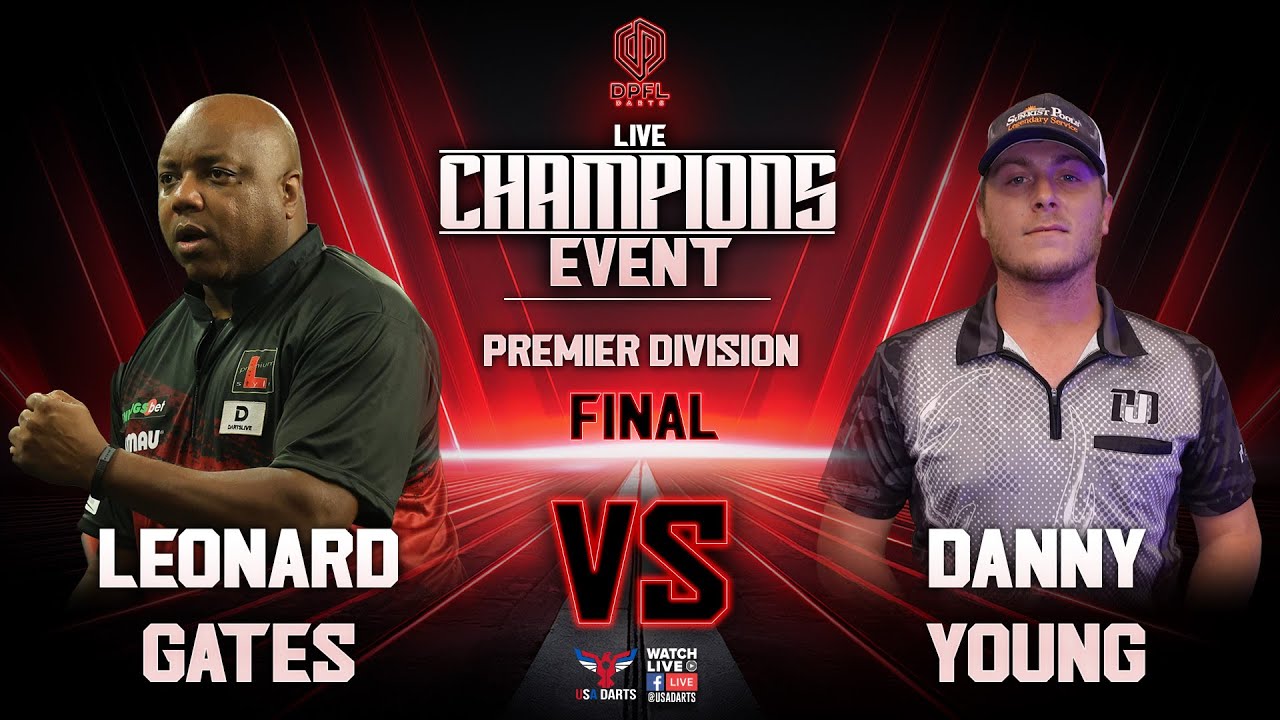 Leonard Gates vs Danny Young | Premier Division Final | USA Darts - YouTube