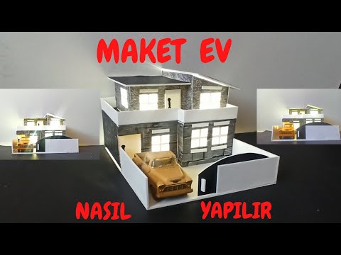 MAKET EV YAPIMI - KOLAY MAKET EV NASIL YAPILIR ?